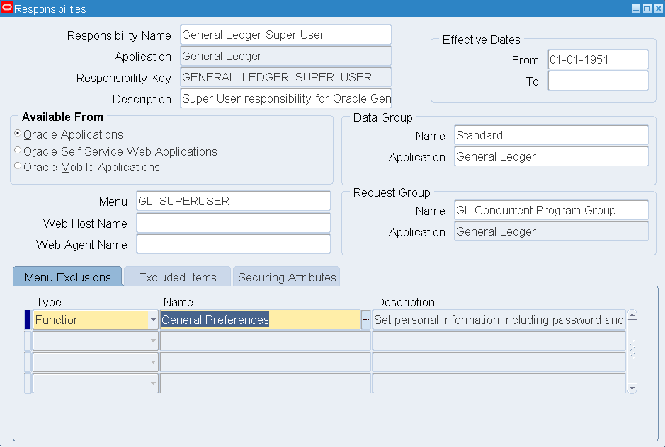 How to hide the "Preferences" link from the E-Business Suite Homepage ...