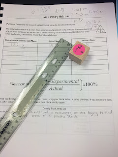 Lab 1: Density Block Lab