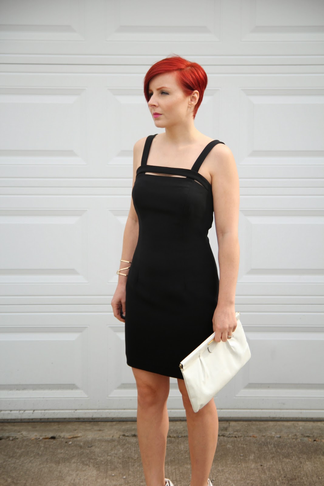 Thrift and Shout: Cute Outfit of the Day: Vintage but Modern LBD