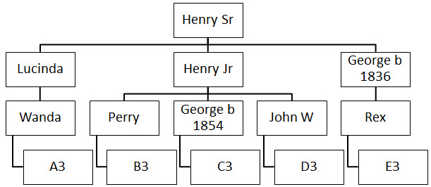 Deb's Delvings in Genealogy: One DNA Analysis Chart Process