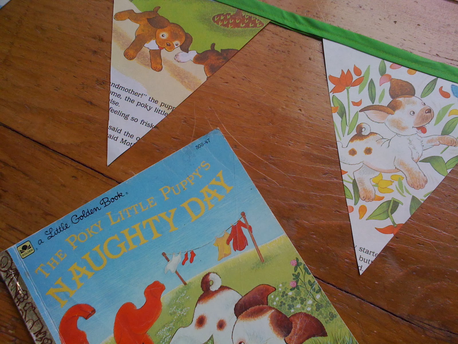 thirtynine: Golden Book bunting