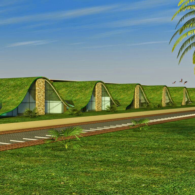 111: Exhibition hall that takes all the exterior to the interior.