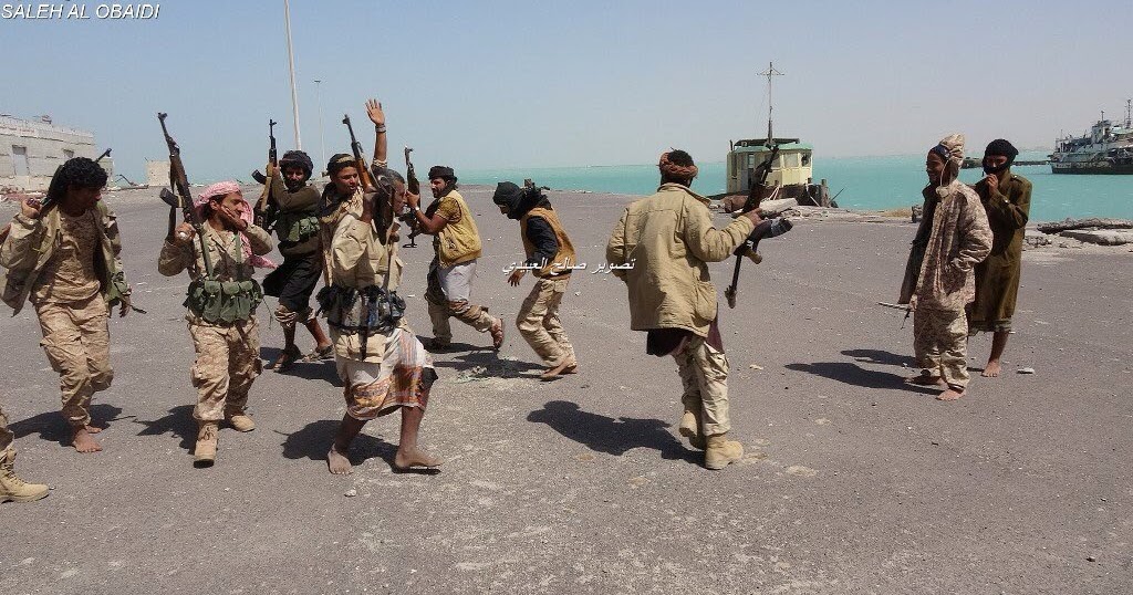 Levant War: An image of Yemeni patriots celebrating, after driving ...