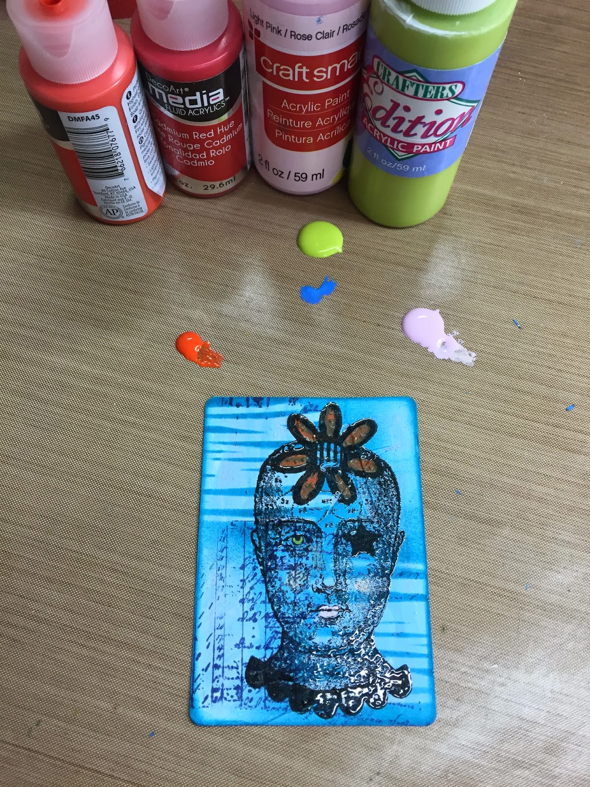 Claudine's Art Corner: Altered Playing Card Challenge Week 23