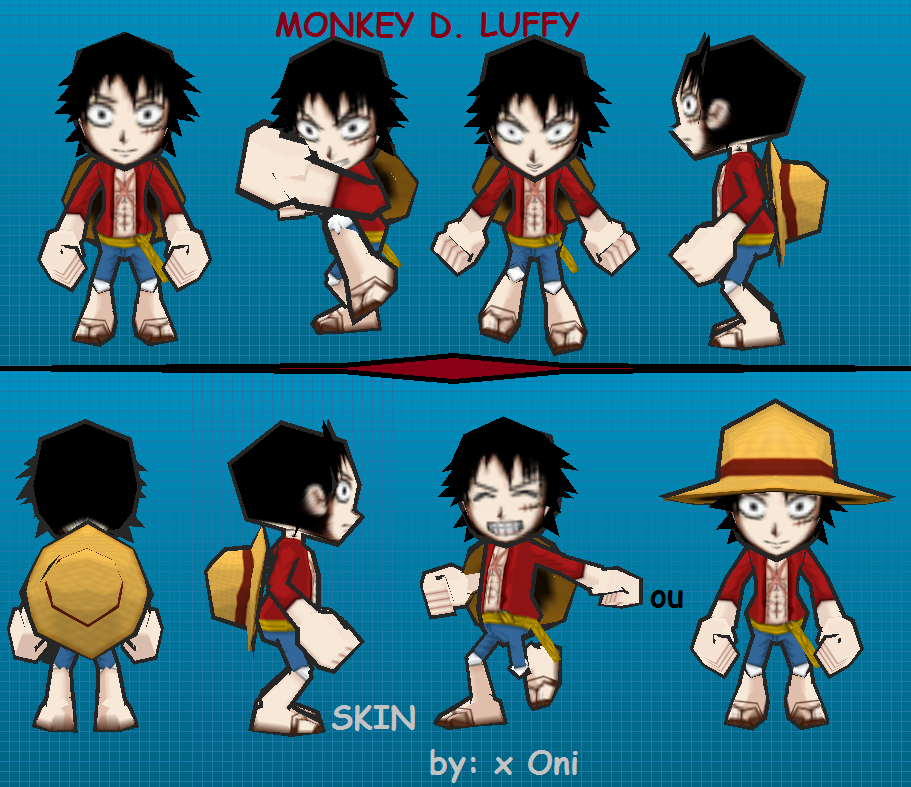 - Yazuak Skins -: One Piece - Monkey D. Luffy