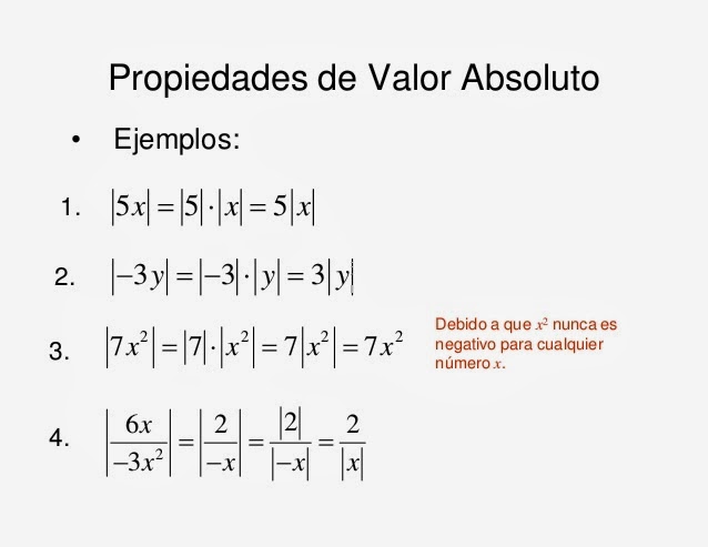 matematicas: VALOR ABSOLUTO