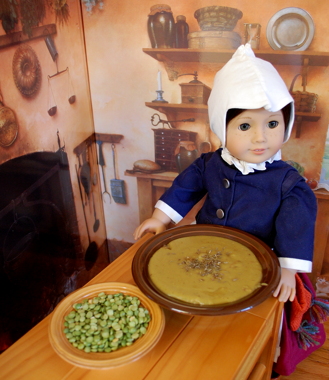 A Peek into the Pantry: Jane's Pease Pottage & The Great Doll Blog Award