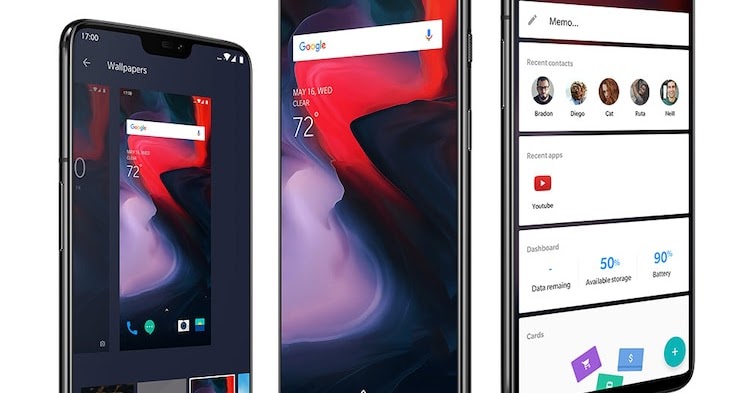 OnePlus 6 A6000 4G Phablet - MIRROR BLACK 6GB RAM 64GB ROM