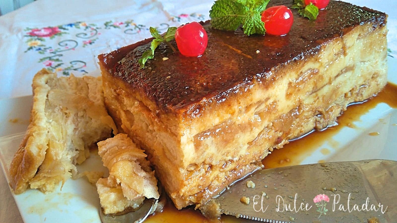 Tarantela o pudín de manzana - El dulce paladar