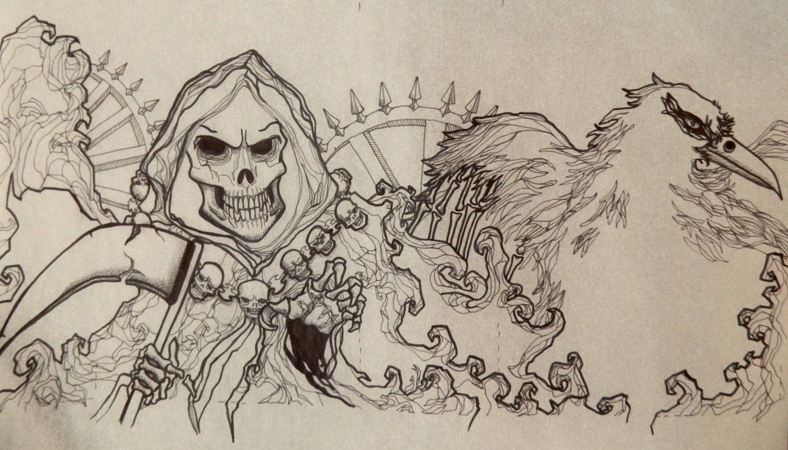 THE PAINTING WARD: Grim Reaper Design