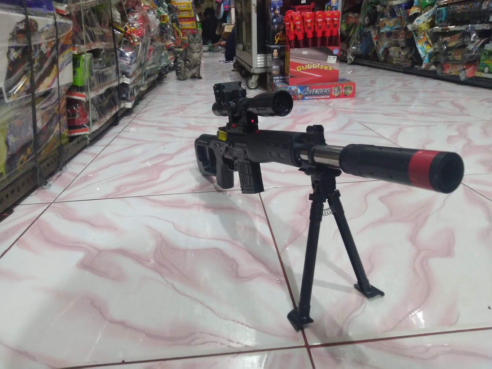 Mainan Airsoftgun Sniper Rifle Cobra - BangIzalToy.Com