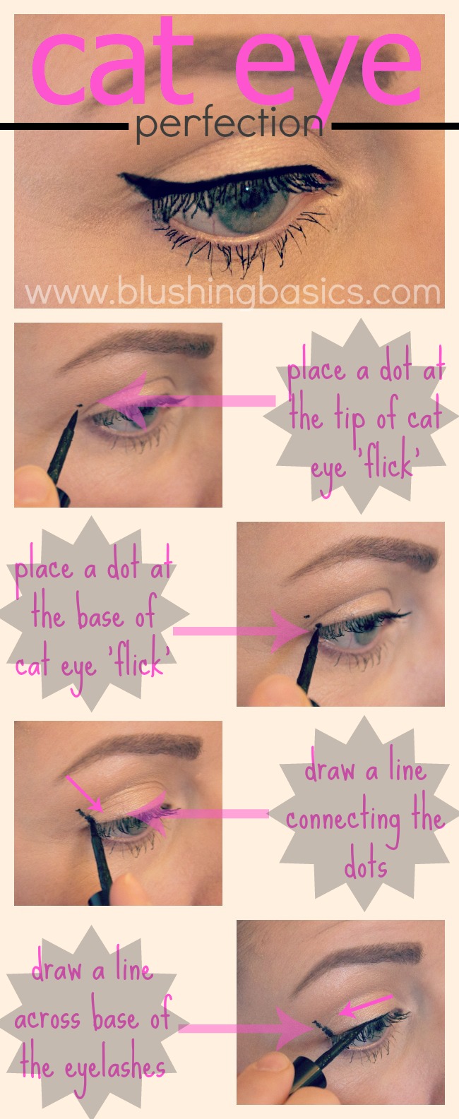 Cat Eye Makeup Step By Step