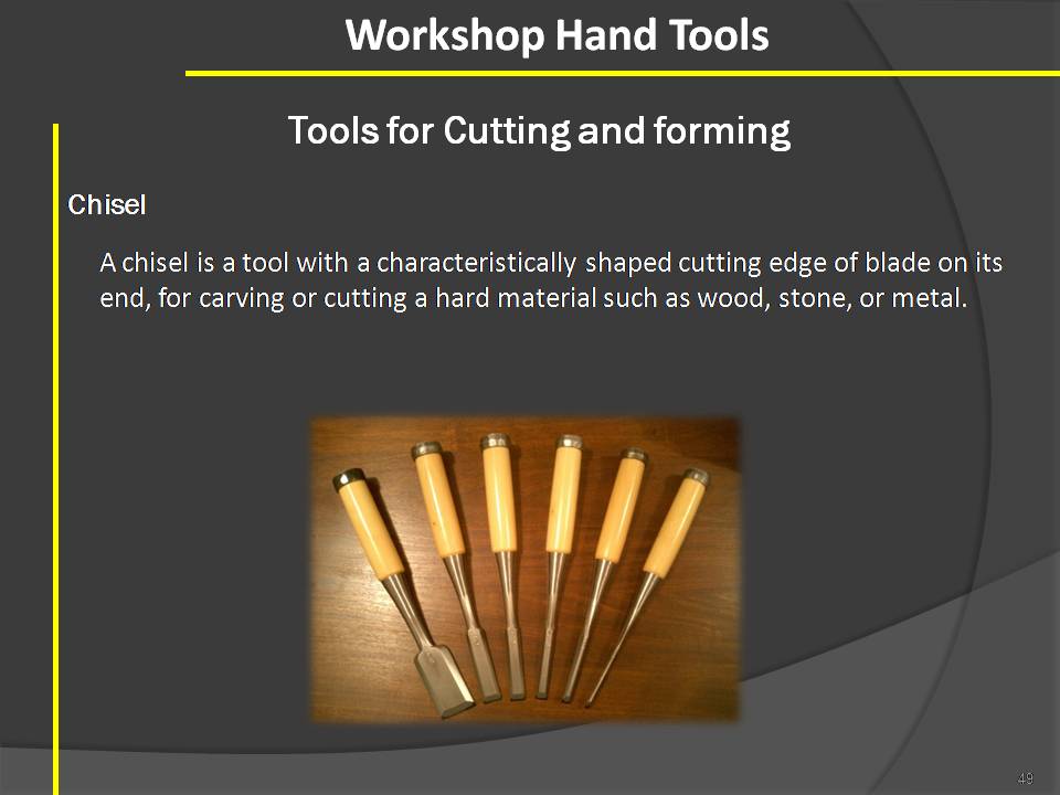 Automobile Course of City And Guilds: auto workshop hand tools