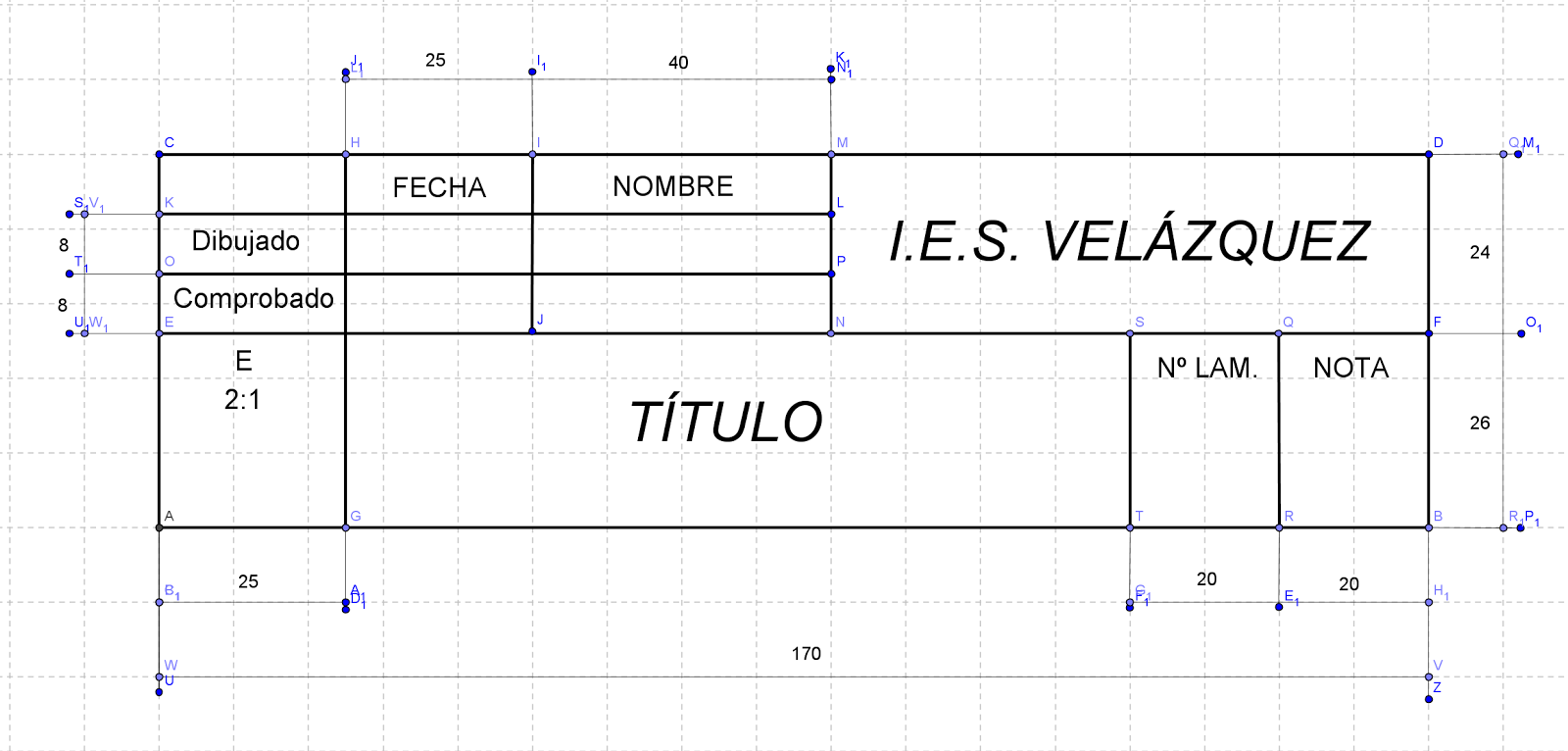 perspectivAérea: RÓTULO PARA DIBUJO TÉCNICO