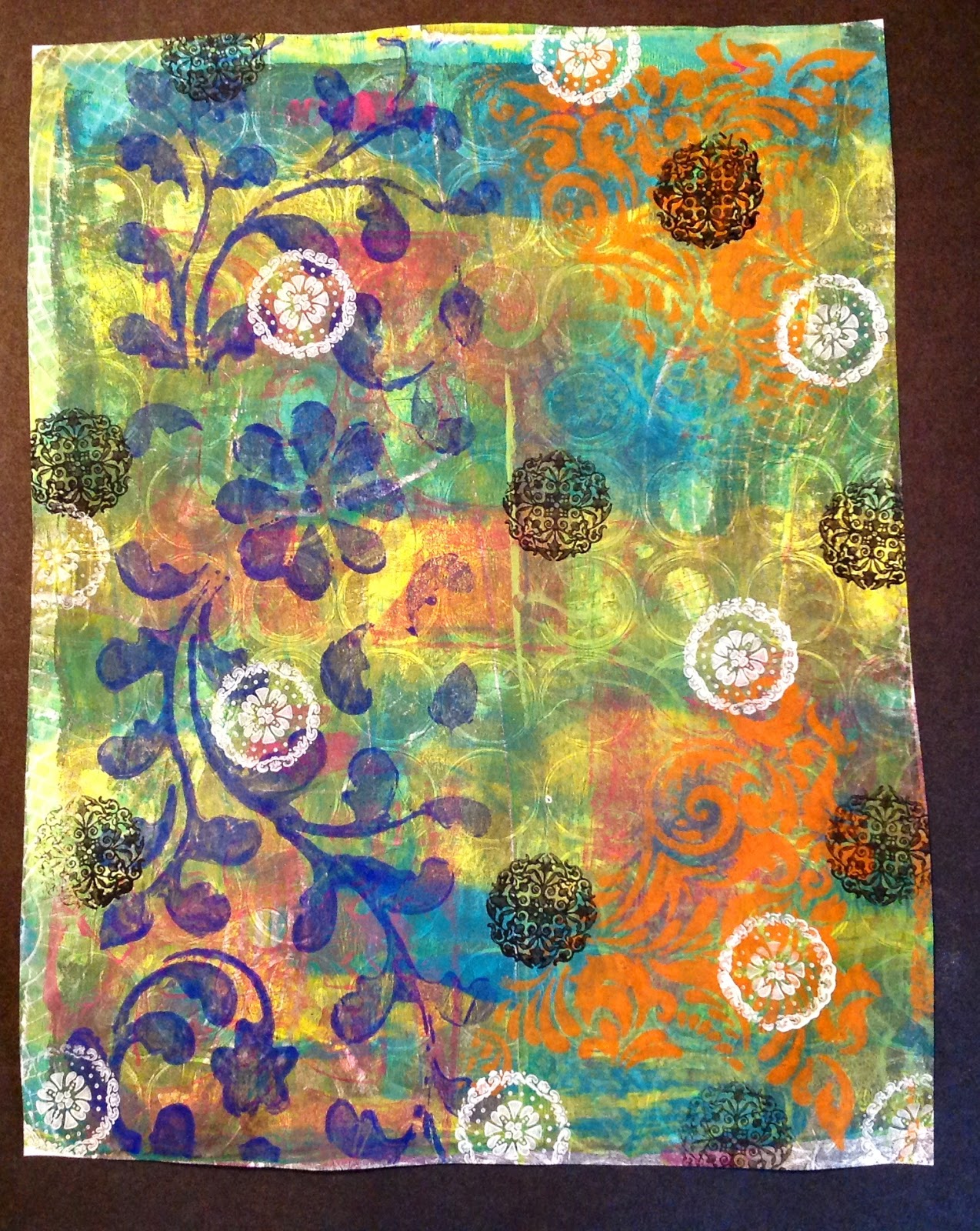 Creatiqueness : More and More Gelli Plate Prints
