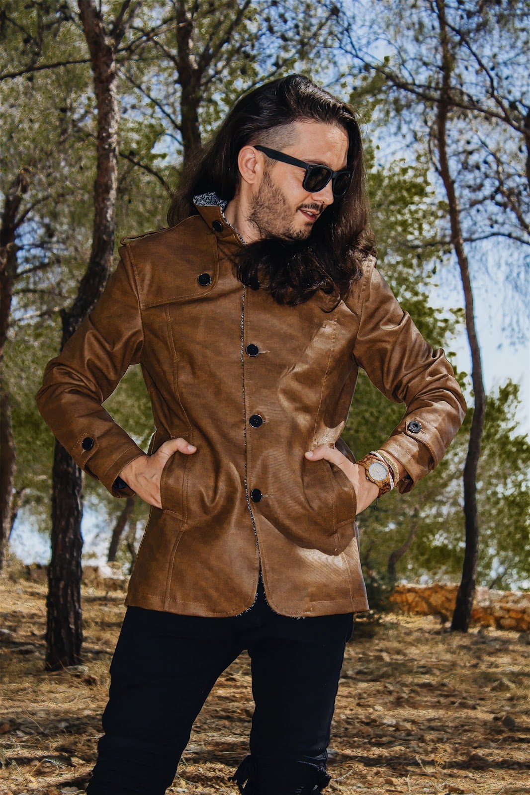 Charlotte's lookbook : MEN-STYLE; EPAULET EMBELLISHED JACKET @ROSEGAL