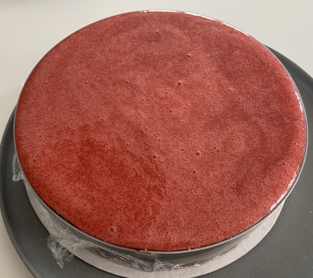 Le bavarois aux fraises