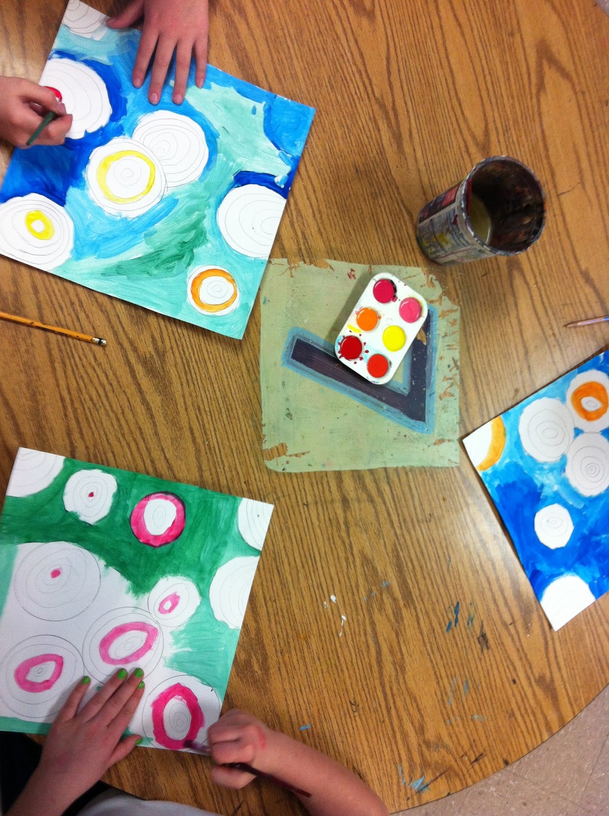 ChumleyScobey Art Room: Kandinsky Concentric Circles