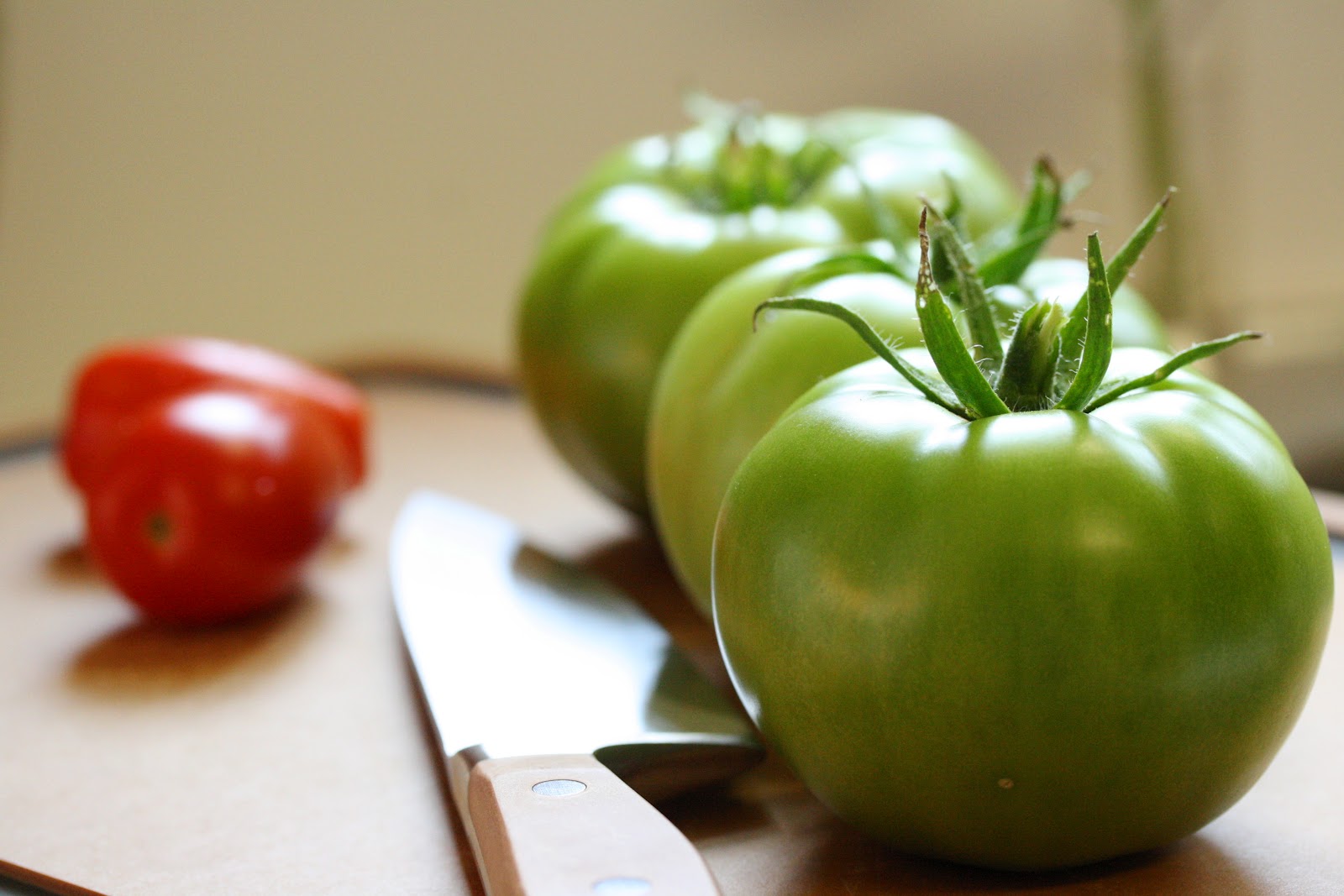 "Garden to Table" - Fried Green Tomatoes - Saving Room for Dessert