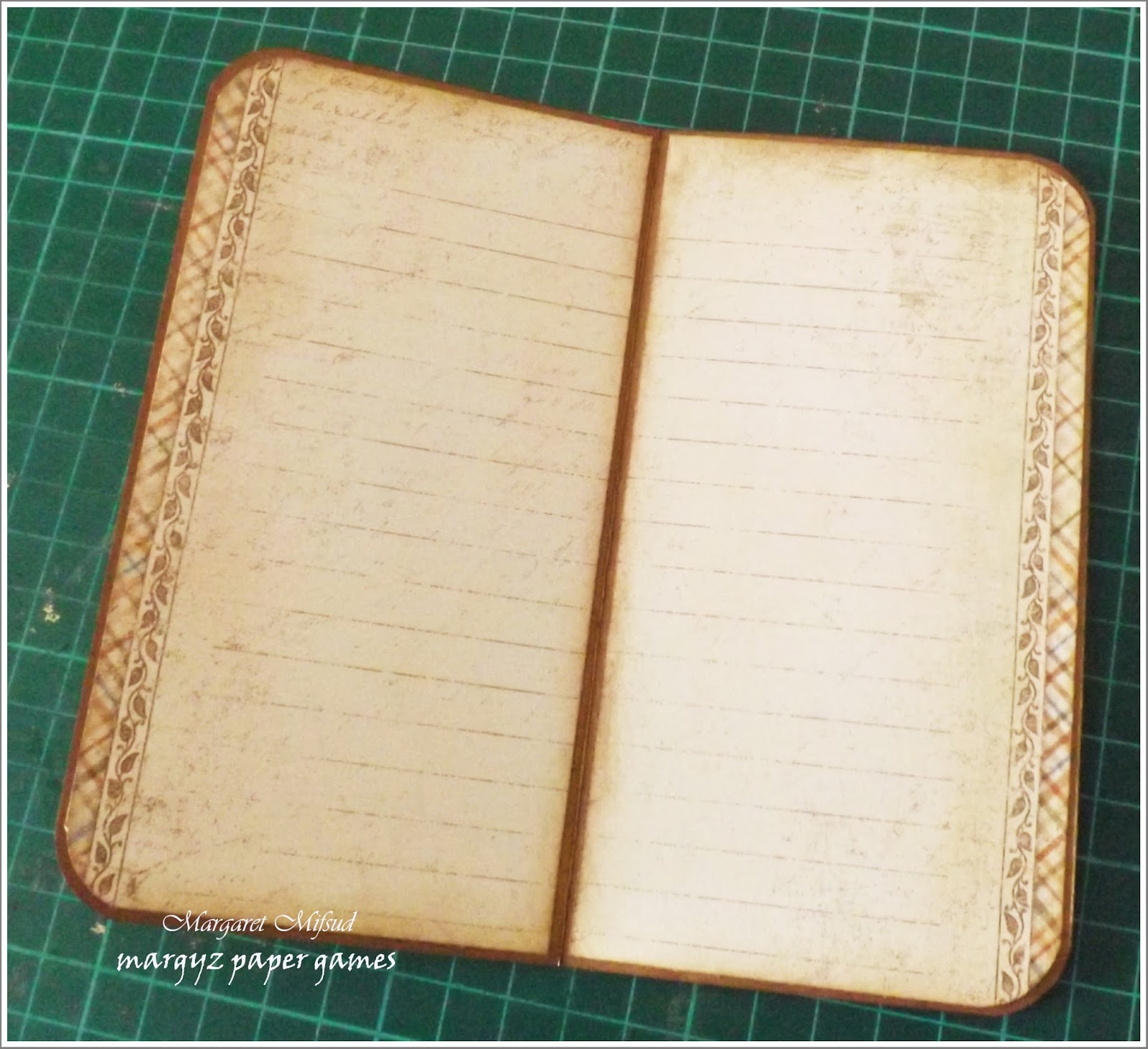 Margyz Paper Games: Photo Folio - Step by Step Tutorial - Part #2