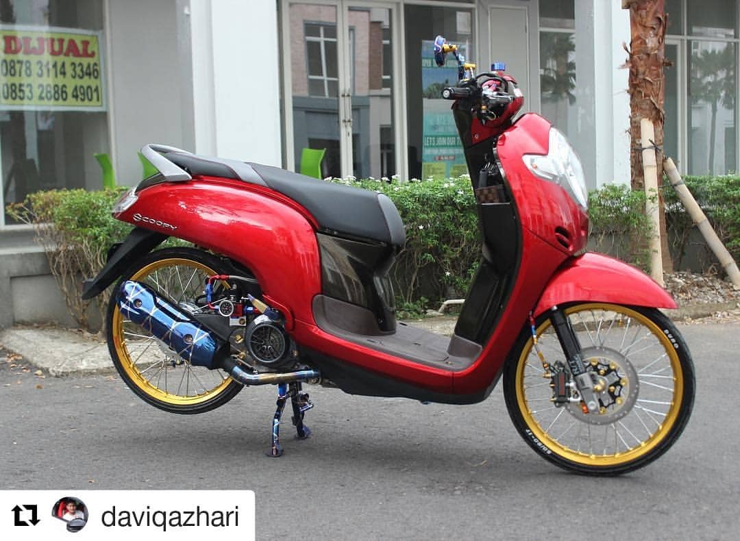 86 Foto Modifikasi Honda Scoopy Fi Retro Modern Terbaik