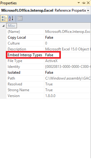 Programming Discussions: Interop type 'Microsoft.Office.Interop.Excel.ApplicationClass' cannot ...