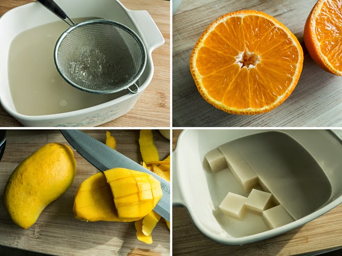 Cooking Weekends: Refreshing Agar Agar Dessert with Fruit