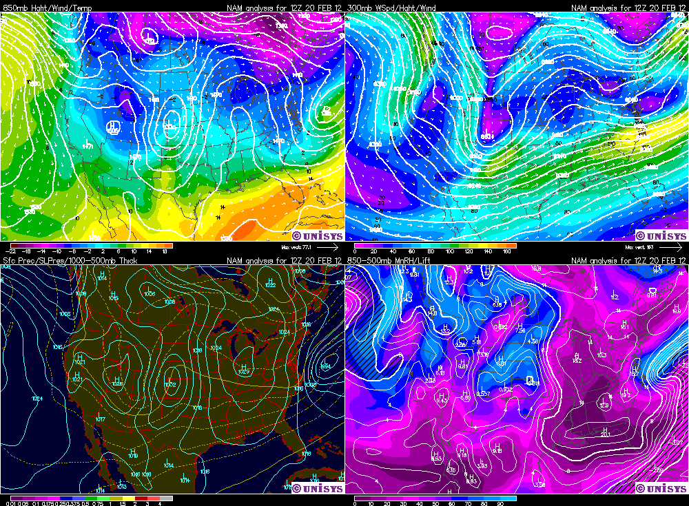 The High Knob Landform: High Impact Snowfall - February 19, 2012