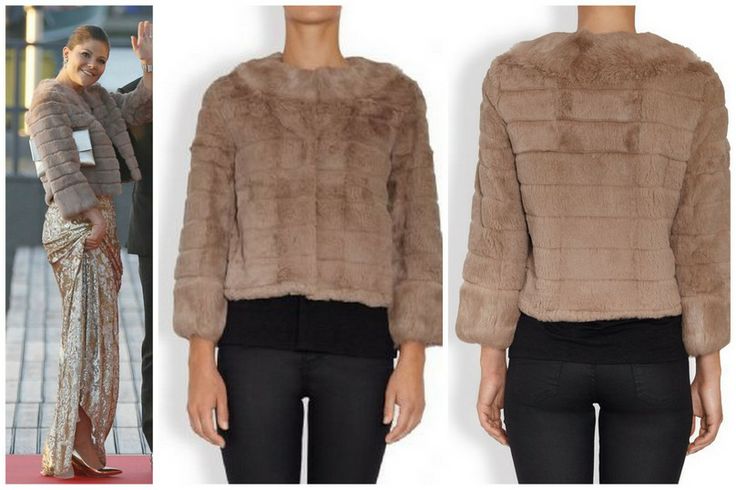 Crown Princess Victoria wore By Malina Elsa Fur Jacket