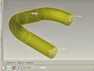 How to Create Constant Section Sweep in Pro/E | CADDSKILLS