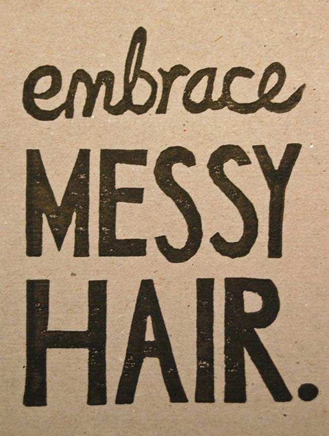 Design Squeezed Daily : ...Messy Hair