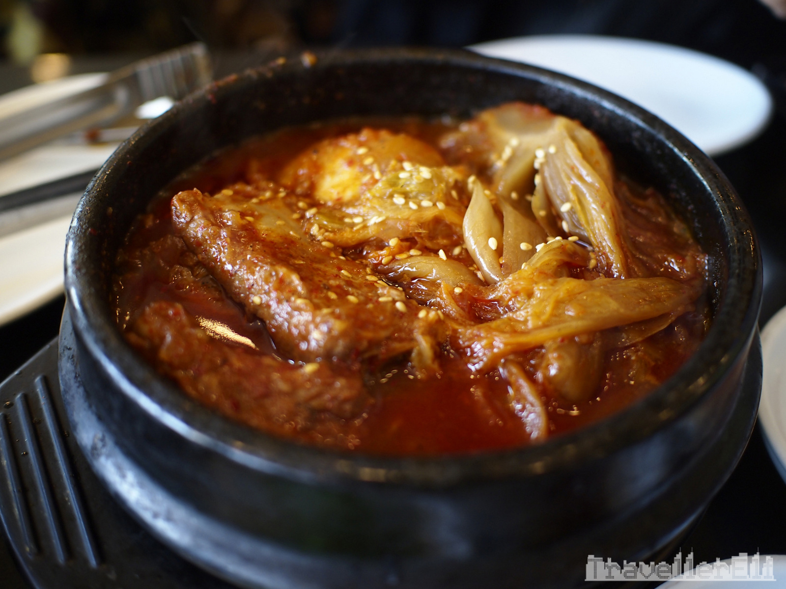 What to eat in Seoul ~ Omori 오모리찌개 - Travellerelf