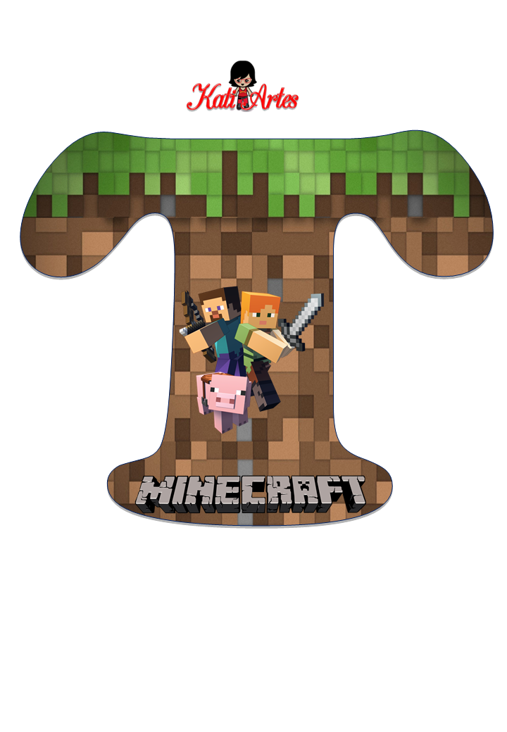 Abecedario de Minecraft. Minecraft Alphabet. - Oh my Alfabetos!