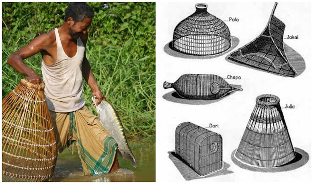 Cane Craft & Allied Industries : Fishing with bamboo products in ...