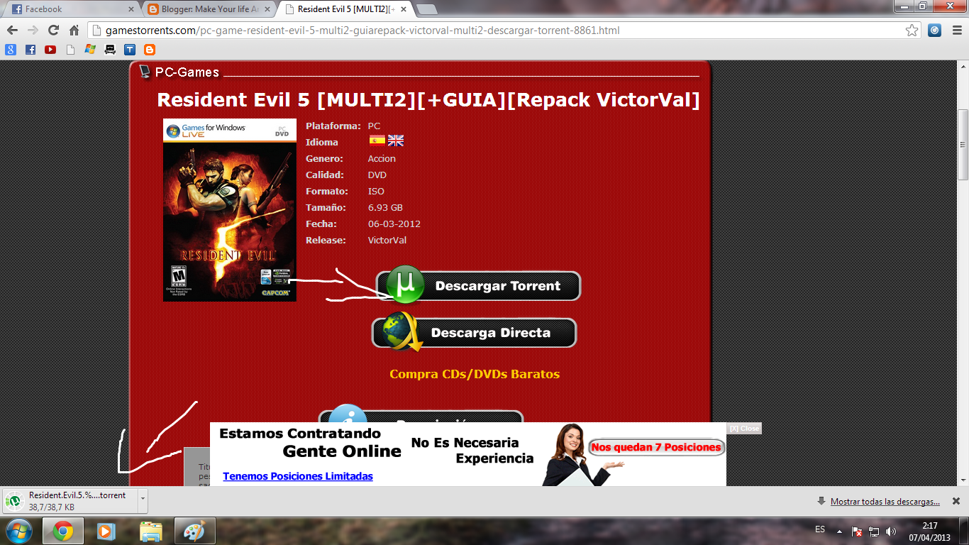 Make Your life And Destroid the street!: Como descargar Juegos Desde ...