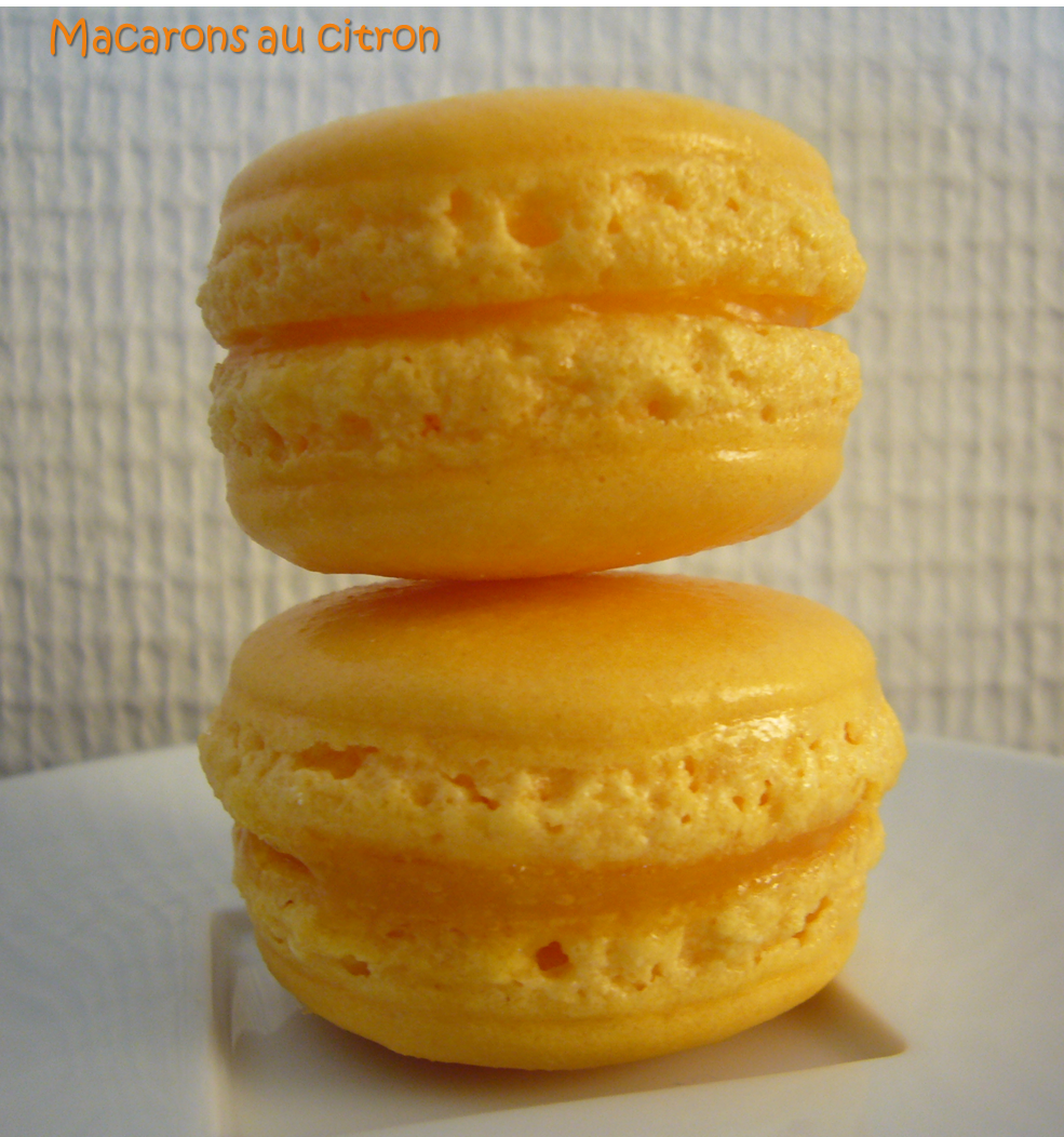 Macarons au citron