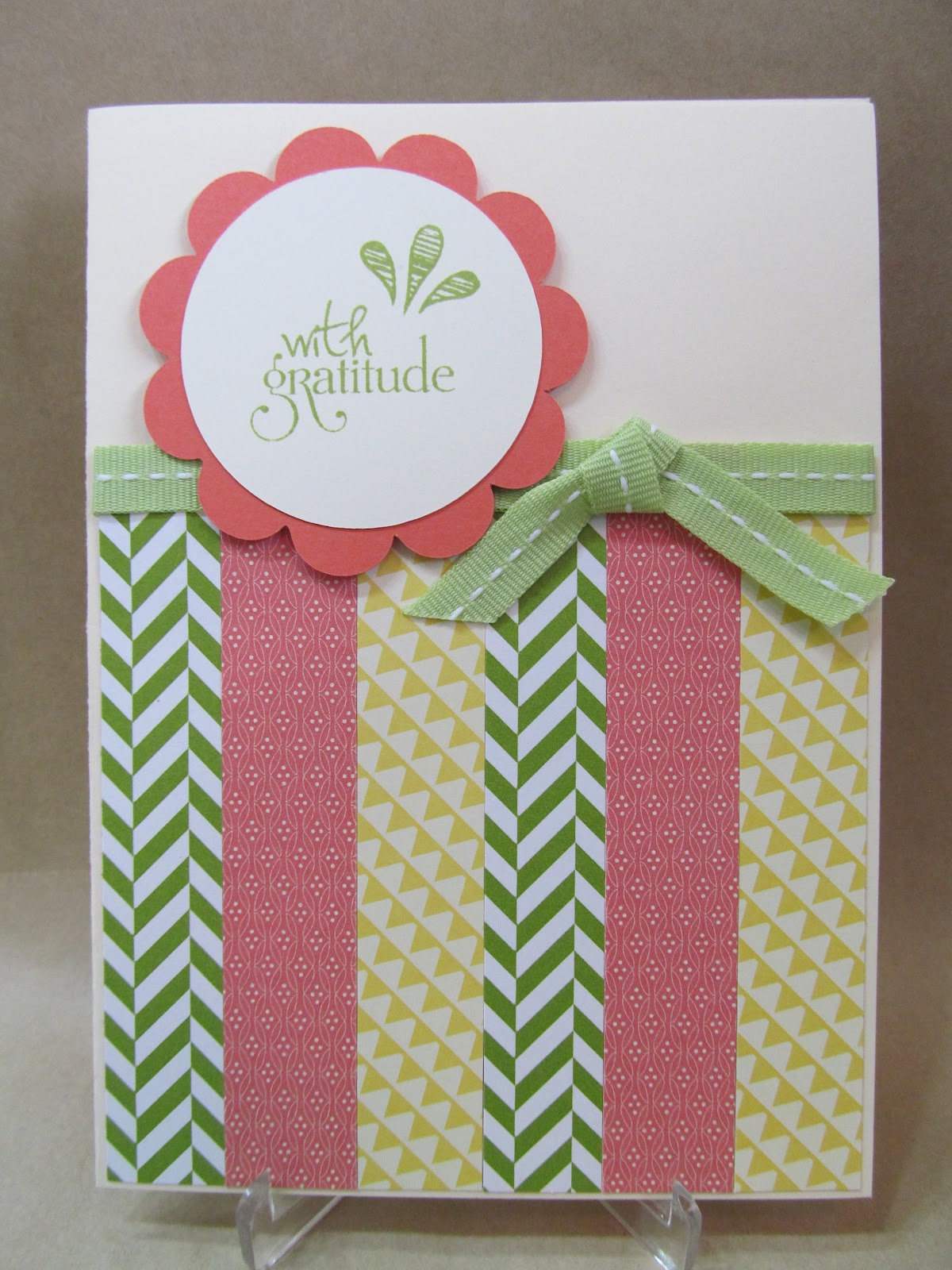 Savvy Handmade Cards: With Gratitude Card