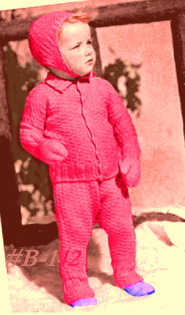 Miss Julia s Patterns Free Pattern Vintage Baby s Snow Suit 4 Piece Set B 142 Knit miss-julia-s-patterns-free-pattern-vintage-baby-s-snow-suit-4-piece-set-b-142-knit