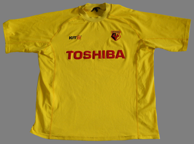 English Football Retro TV: Watford Kit 2001-2003.