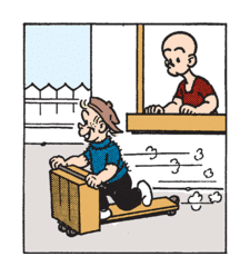 Orange Crate Art: A Henry scooter