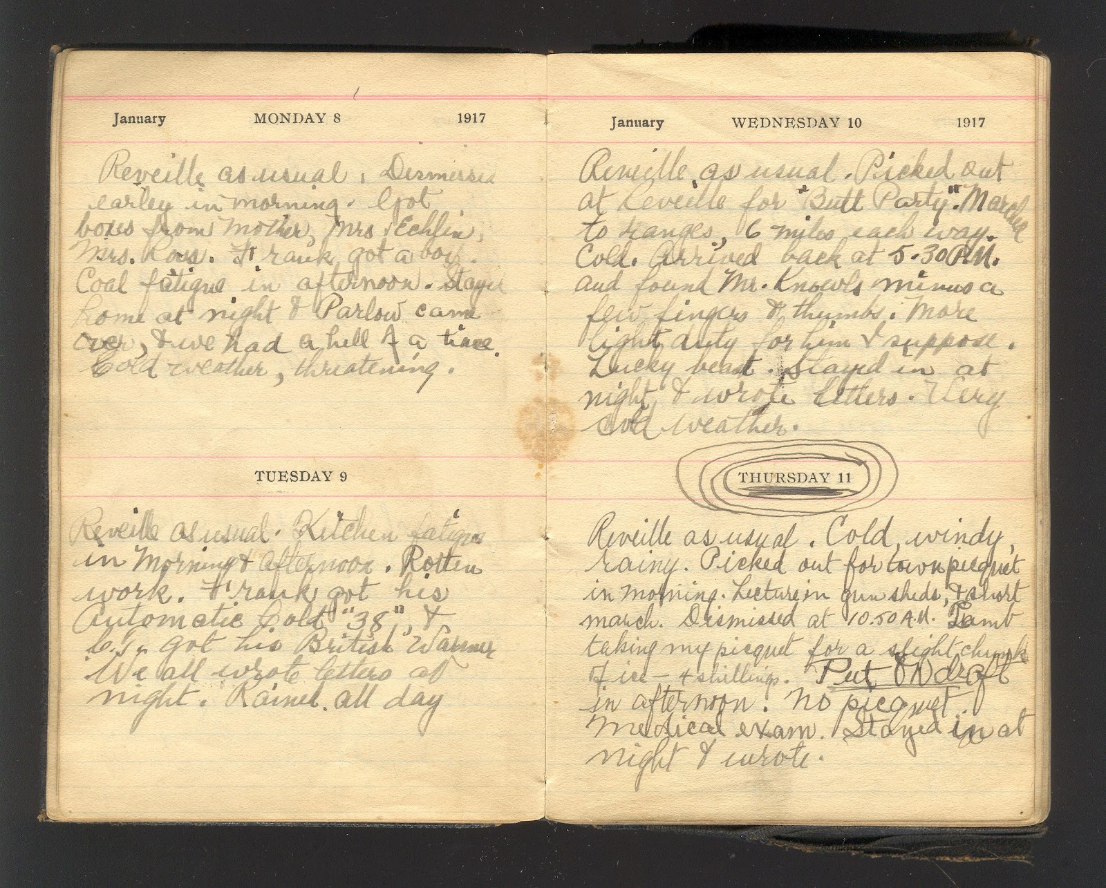 WW1 Diaries and Letters of a Teen Canadian Soldier: 2012