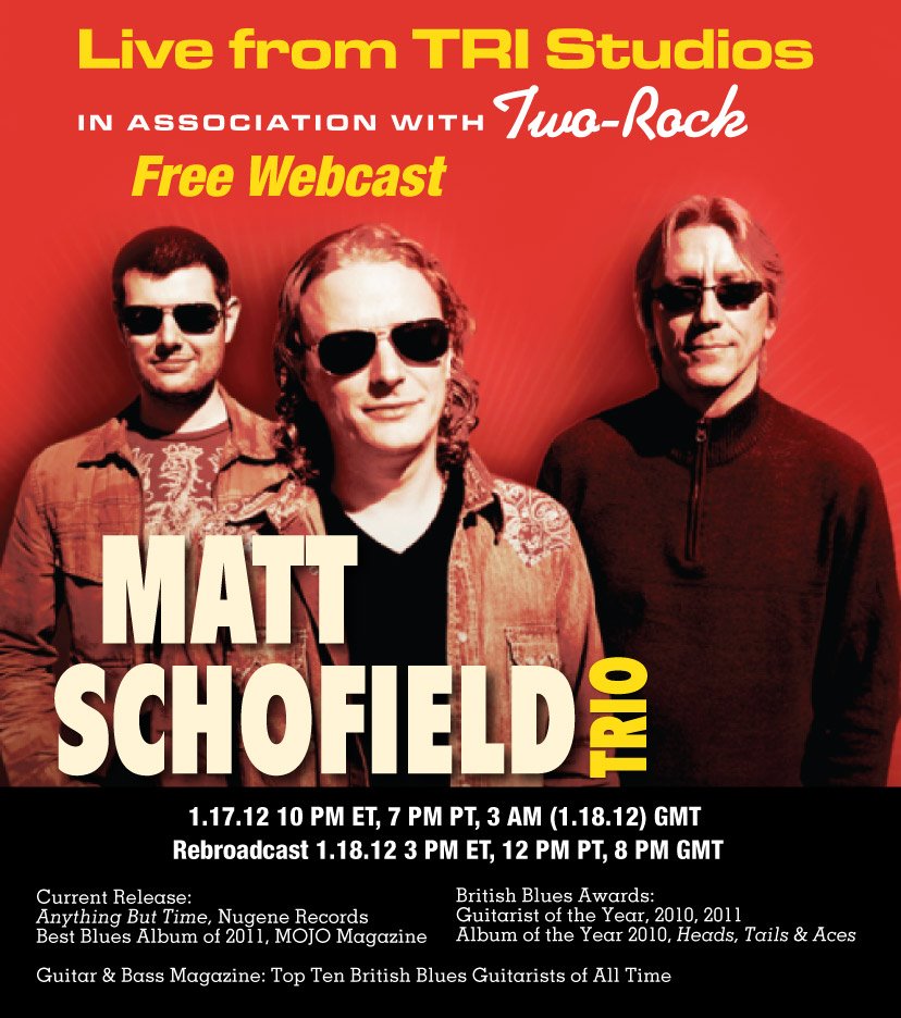 Matt Schofield: heads to NAMM