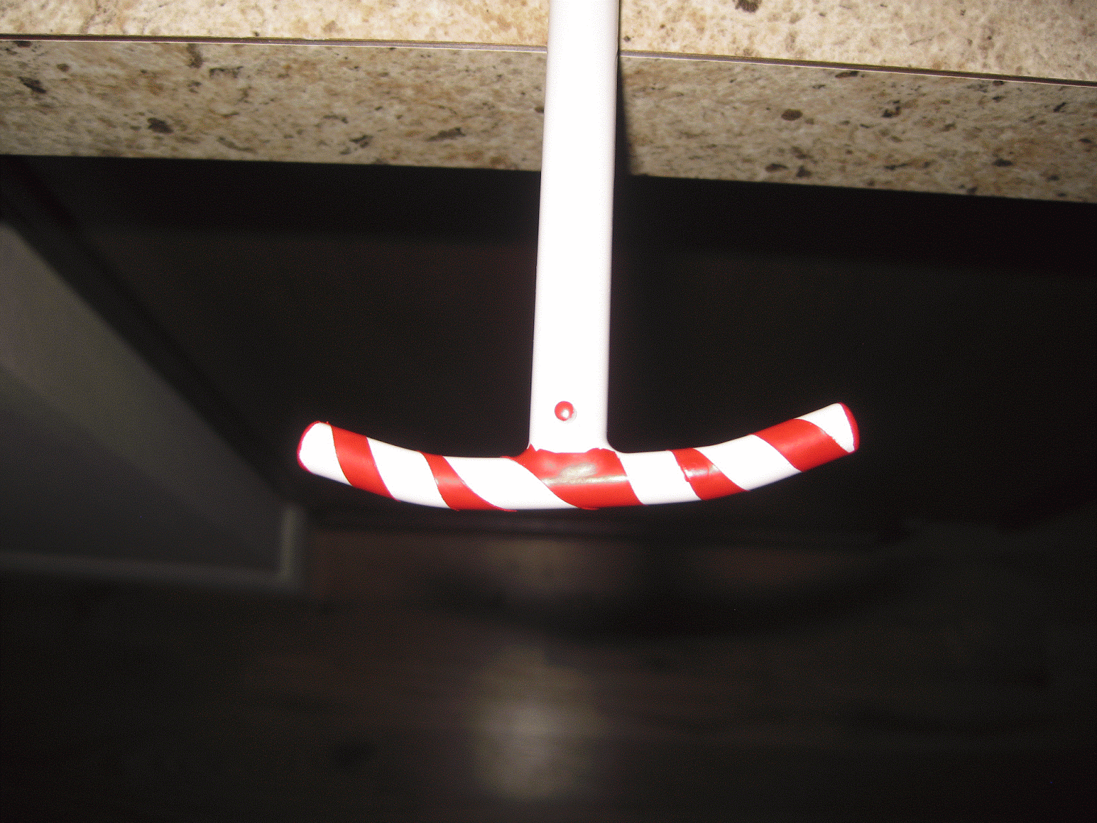 E's Van's RV-14A: Interior. Canopy release handle painted.