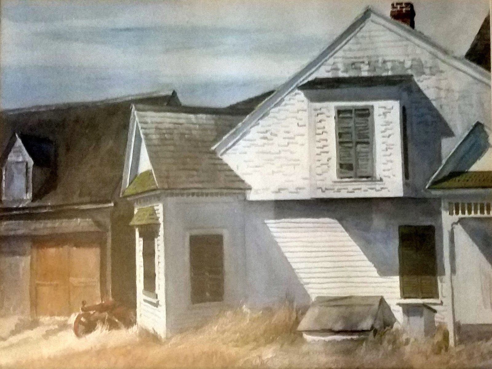 Debold Gallery: Large Print. Edward Hopper "House on Pamet River" - 1934