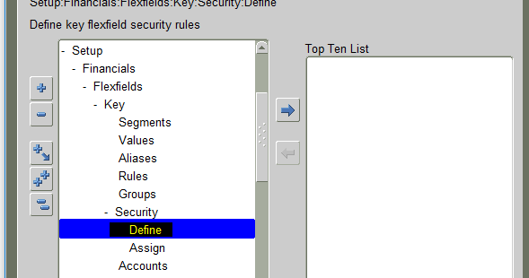Oracle Application S Blog How To Implement Security In Kff In Oracle Apps