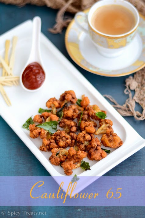 Spicy Treats: Cauliflower 65 Recipe | Gobi 65 | Crispy & Spicy Fried ...