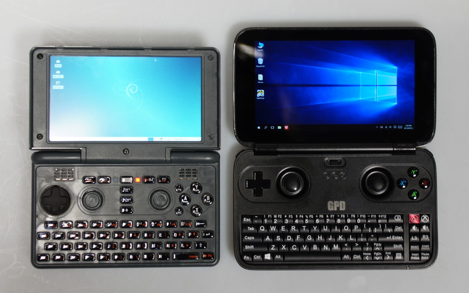 b00t's noteb00k!: Pyraの進捗とGPD WINとの比較