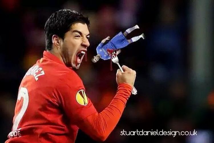 BLOG DEL MALDAD: 50 memes de Suárez "el mordelón" de Uruguay