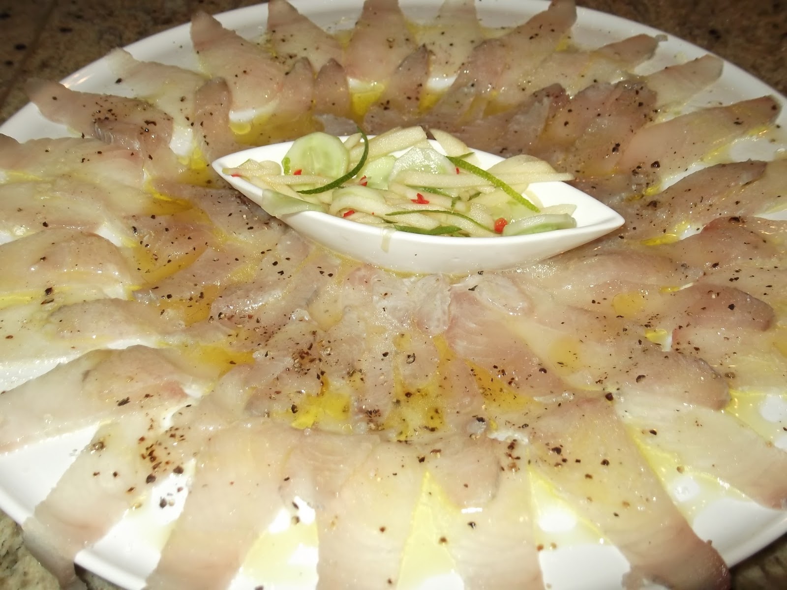 cb: kingfish carpaccio