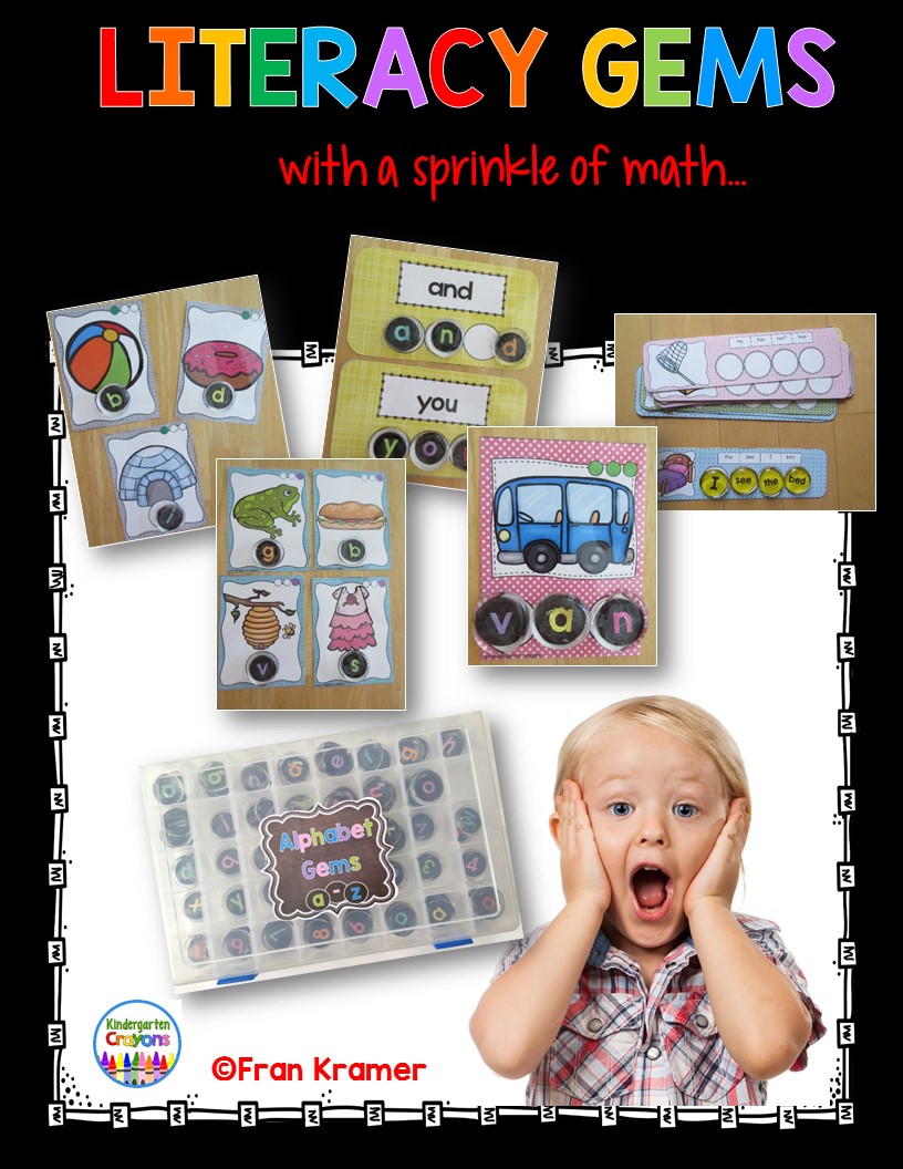 Kindergarten Crayons: Literacy Gems: Make Learning Fun